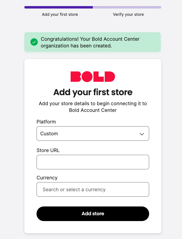 Create & Connect a Bold Account – Bold Commerce Help Center