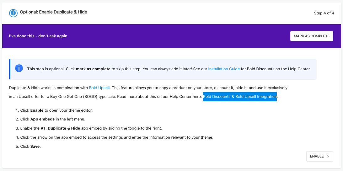 Activate Bold Discounts – Bold Commerce Help Center