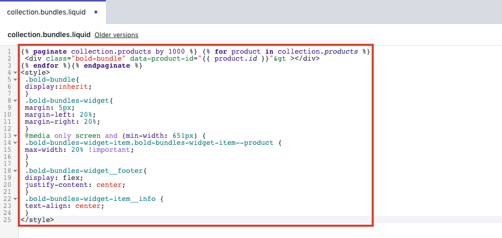 CSS Styling with Bold Bundles (Coding Styling Options) – Bold Commerce ...